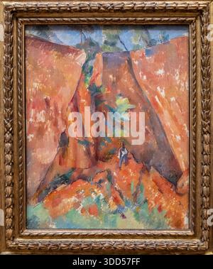 In the Bibemus Quarry, Paul Cezanne, 1900-1904 Stock Photo - Alamy