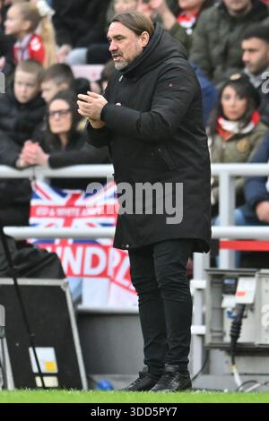 Daniel Farke manager of Leeds United Stock Photo - Alamy