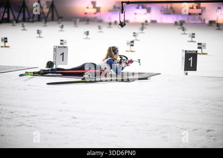 GELSENKIRCHEN, GERMANY - 28 DECEMBER, 2025: Lou Jeanmonnot, France ...