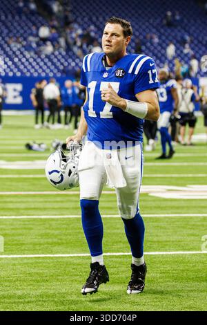 Indianapolis Colts quarterback Philip Rivers arrives prior to an NFL ...