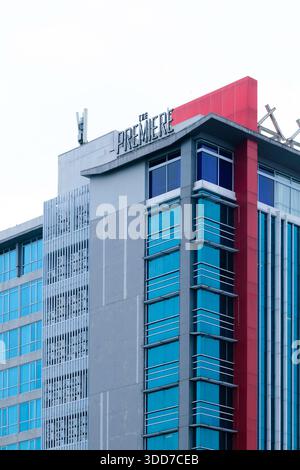 Pekanbaru, Indonesia - September 28, 2025: Exterior facade of Bank BJB ...