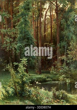 Forest by Ivan Shishkin Stock Photo - Alamy