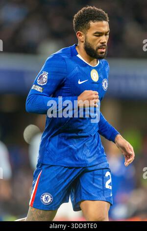 Chelsea v Aston Villa - Premier League - Stamford Bridge. Liam Delap in ...