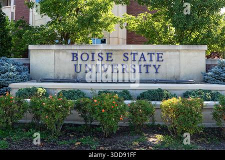 USA, Idaho, Boise, Boise State University football game Stock Photo - Alamy