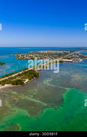 Aerial photo Islamorada Florida Keys USA Stock Photo - Alamy