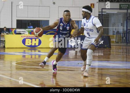 Action during the Novo Basquete Brasil NBB game between Fortaleza vs ...
