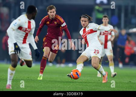 Lorenzo Colombo of Genoa CFC seen in action during Serie A 2025/26 ...
