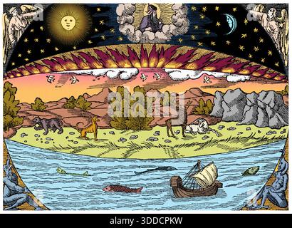 This engraving opens the first chapter of Sebastian Munster's ...