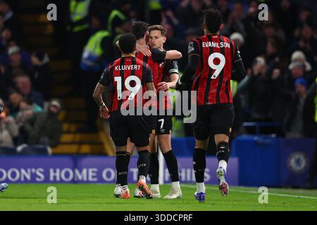 David Brooks of Bournemouth celebrates his goal to make it 1-2 during ...