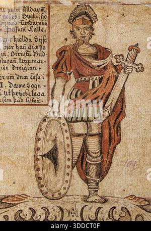 In Norse mythology, Tyr, the god of war and justice, fed the wolf ...