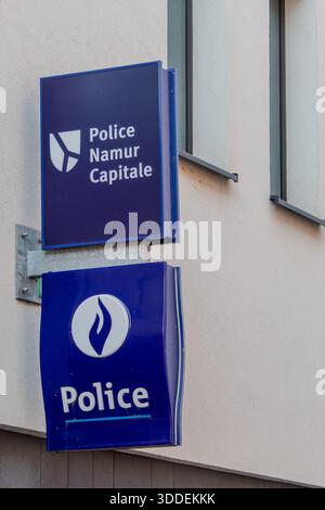Municipality square and police station of the city of Ekeren, Antwerp ...