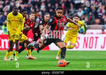 Christopher Alan Nkunku (Milan) scores the 1-0 goal during ACF ...