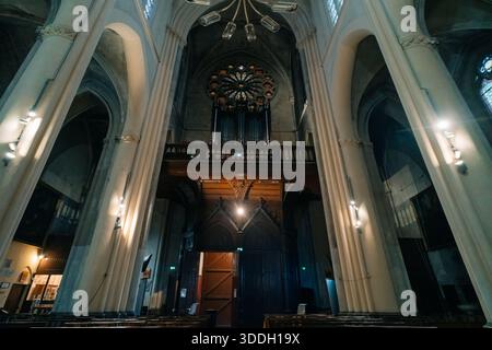 Building of neogothic church of Saint-Roche-de-Montpellier, france - 1 ...
