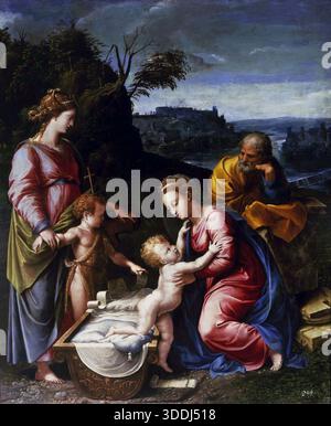 Holy Family with Saint Catherine, Francesco Torbido (attributed to ...