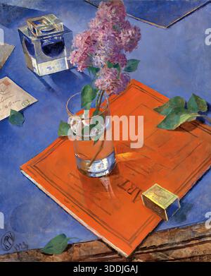 Petrov-Vodkin Kuzma - Still Life with Grapes and Apple Stock Photo - Alamy