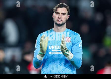 31, Sol Brynn of Middlesbrough FC moves during the Sky Bet Championship ...