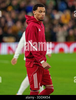 Liverpool's Hugo Ekitike during the Premier League match at Anfield ...