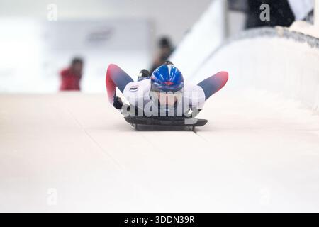 COLTMAN Amelia (Great Britain) at the start, GER, IBSF Skeleton World ...