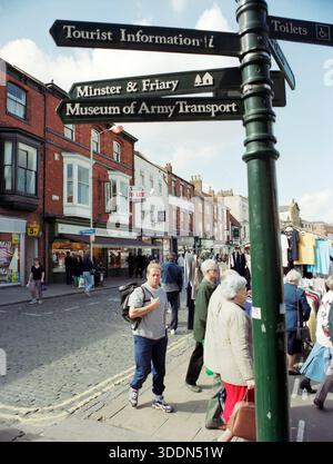 People out shopping in Beverley Town centre, Humberside, northern ...