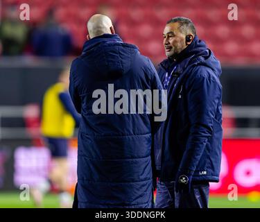 Bristol Bears Director of Rugby Pat Lamm Gallagher Prem Rugby match at ...
