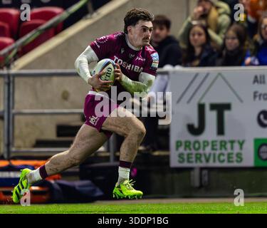 Sale Sharks' Raffi Quirke during the Gallagher PREM match at the ...