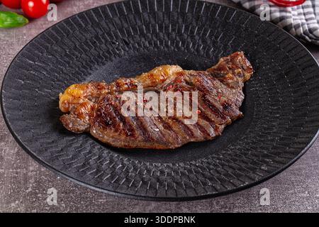 Grilled gourmet premium rib-eye marble beef steak Stock Photo - Alamy
