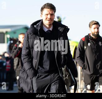 Rangers manager Danny Rohl arrives ahead of the William Hill ...