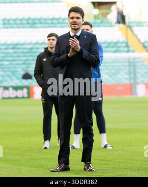 Rangers manager Danny Rohl arrives ahead of the William Hill ...