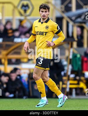 Hugo Bueno of Wolverhampton Wanderers during the Premier League match ...