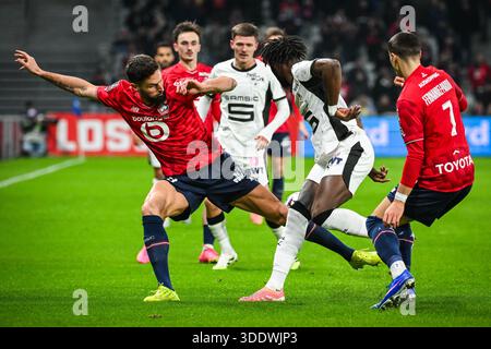Olivier GIROUD of Lille during the French Cup, round of 32 football ...