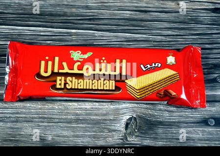 Cairo, Egypt, December 30 2025: A Power Bank Charger Module, a compact ...