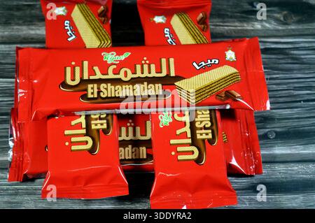 Cairo, Egypt, December 30 2025: A Power Bank Charger Module, a compact ...