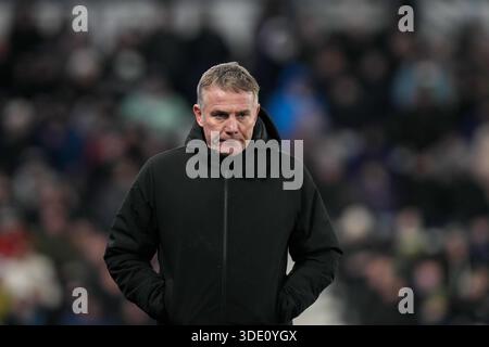 Wrexham manager Phil Parkinson looks dejected during the Sky Bet ...