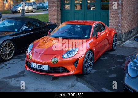 2025 Alpine A110, on display at the Bicester Motion assembly held on ...