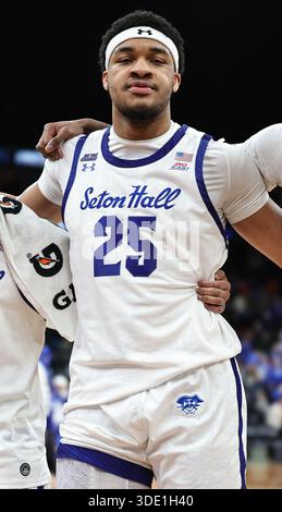 Seton Hall forward Najai Hines (25) during pregame warmups at ...