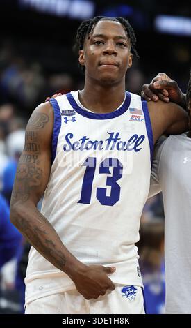 Seton Hall guard Trey Parker (13) at Prudential Center. (Photo by Jess ...