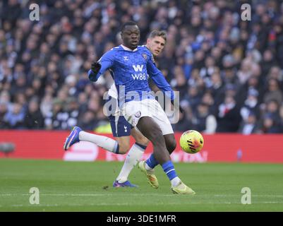 Sunderland's Brian Brobbey during the Premier League match at Tottenham ...