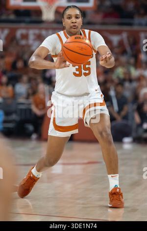 Jan 8, 2026. Madison Booker (35) of the Texas Longhorns in action vs the Auburn Tigers at the ...