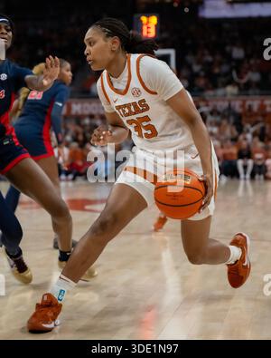 Jan 8, 2026. Madison Booker (35) of the Texas Longhorns in action vs the Auburn Tigers at the ...