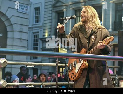 Sam Ryder during the New Year's Day London Parade 2026 in London ...