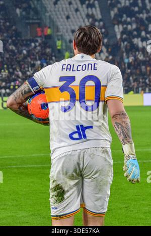 Wladimiro Falcone of US Lecce seen in action during Serie A 2025/26 ...
