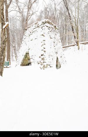 Completed in 1836, the Henry Clay Furnace was the first steam-powered ...