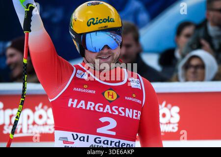 Niels Hintermann from Switzerland is in action during AUDI FIS Ski ...