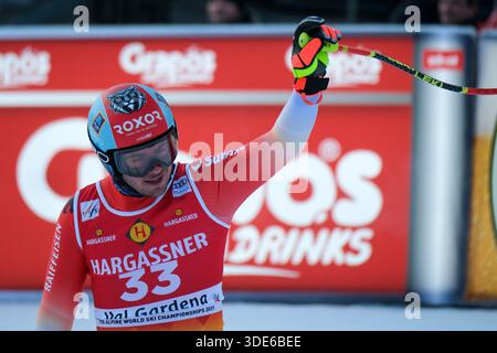 Livio Hiltbrand from Switzerland is in action during AUDI FIS Ski World ...