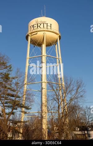 Perth, Canada -April 27, 2025: Town Hall building in Perth, Ontario ...