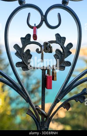 Background of romantic love relationship lock Stock Photo - Alamy
