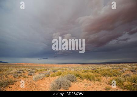 American landscapes- prairie and cliffs, Utah, USA Stock Photo - Alamy