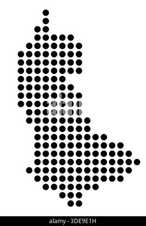 Linz city map, Austria - Topographic vector map poster Stock Vector ...
