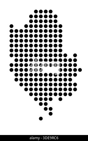 Espoo city map, Finland - Topographic vector map poster Stock Vector ...