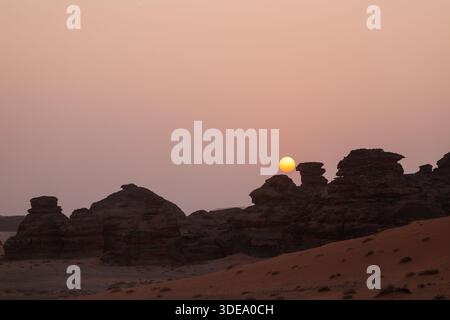 sunrise, landscape, paysage during the Stage 10 of the Dakar 2026, on ...